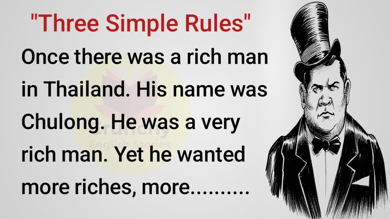 Three Simple Rules|Learn English through Story |Crunchy English Stories #21 - YouTube