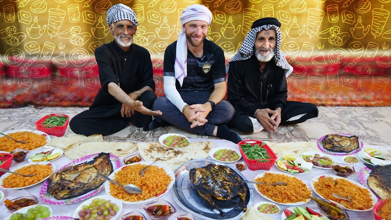 Iraqi VILLAGE FOOD DUCK and FISH! TRADITIONAL COOKING in Chibaish, Iraq ...