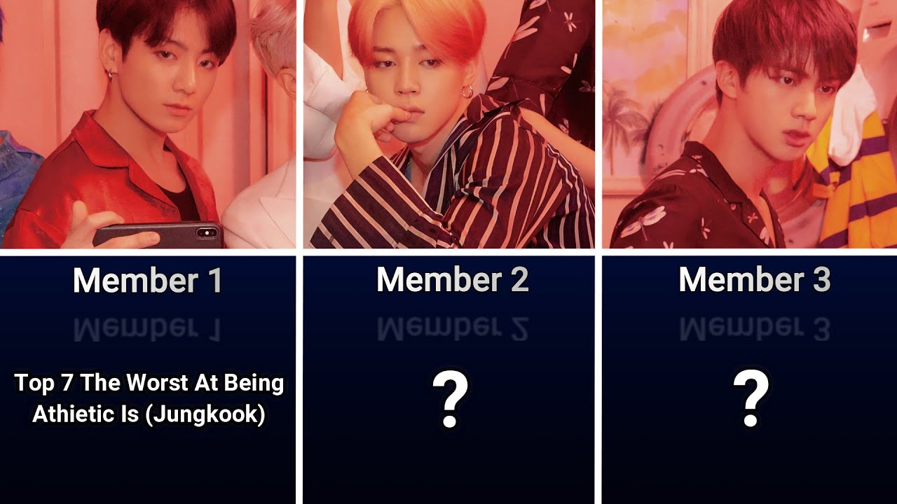 BTS Members Who Are the Worst at Athletics - YouTube