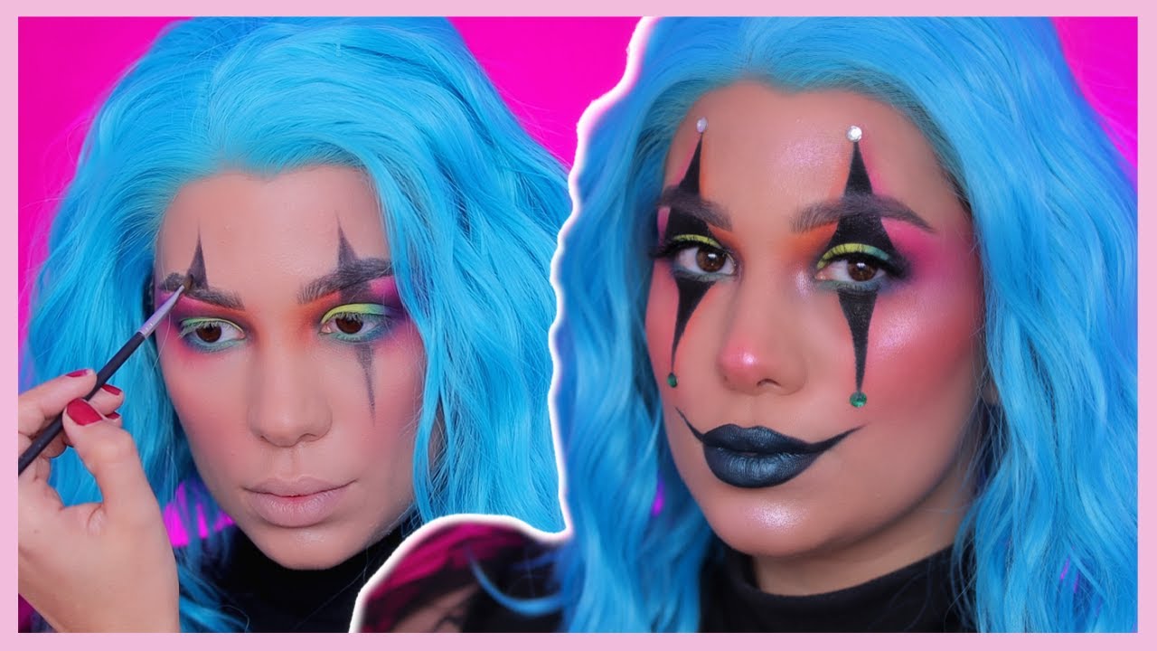 HALLOWEEN GLAM CLOWN TUTORIAL FOR BEGINNERS! GRWM - YouTube