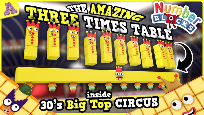 Numberblocks Six Times Tables Numberblocks The Rest Of 300s Youtube