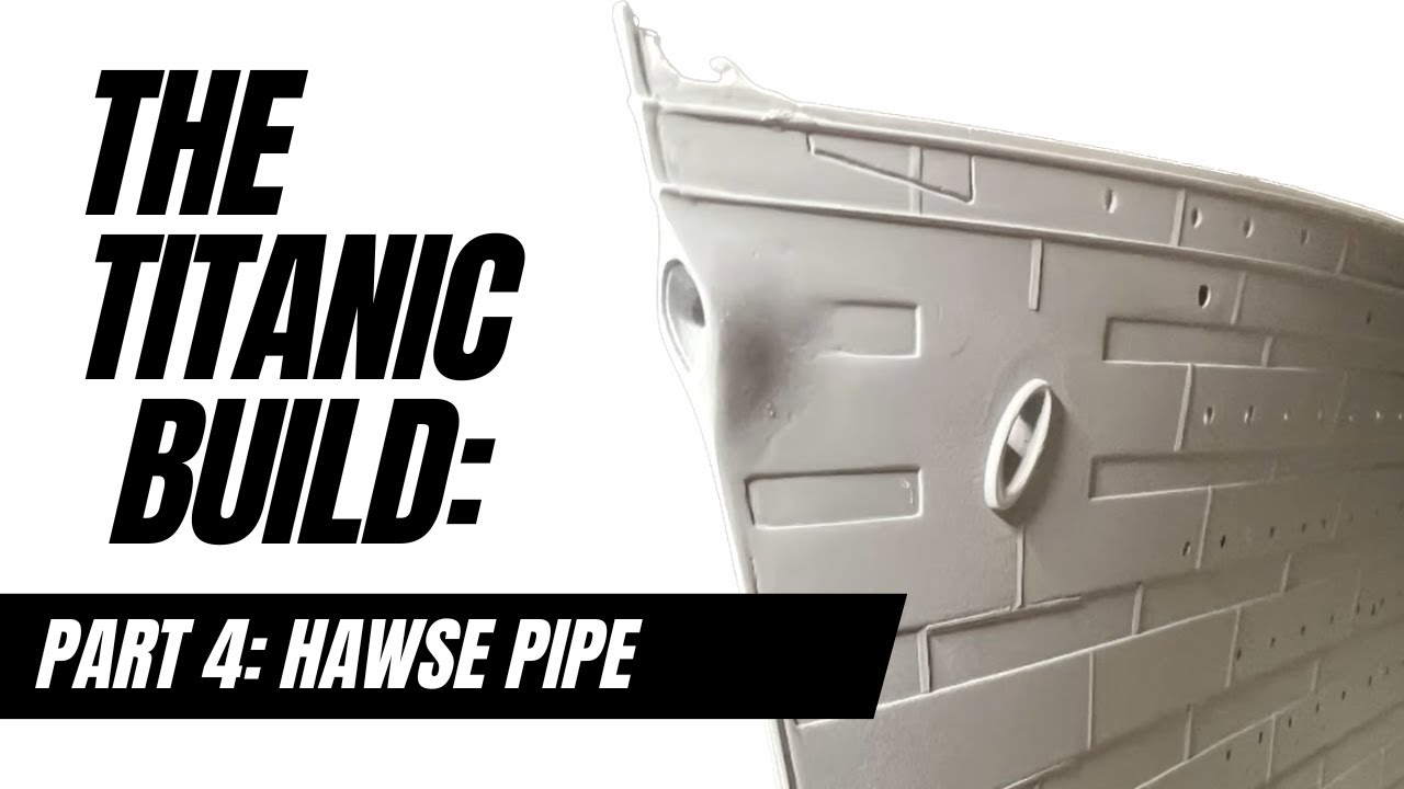 RC TITANIC Build 1:200 Scale Part 4 - Hawse Pipe, Oil System and more ...