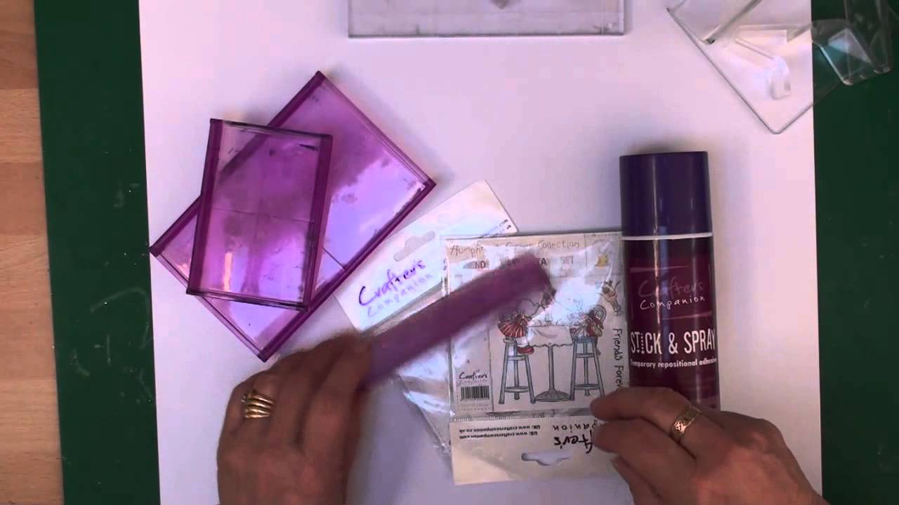 Mounting Your Stamps (card-making-magic.com) - YouTube