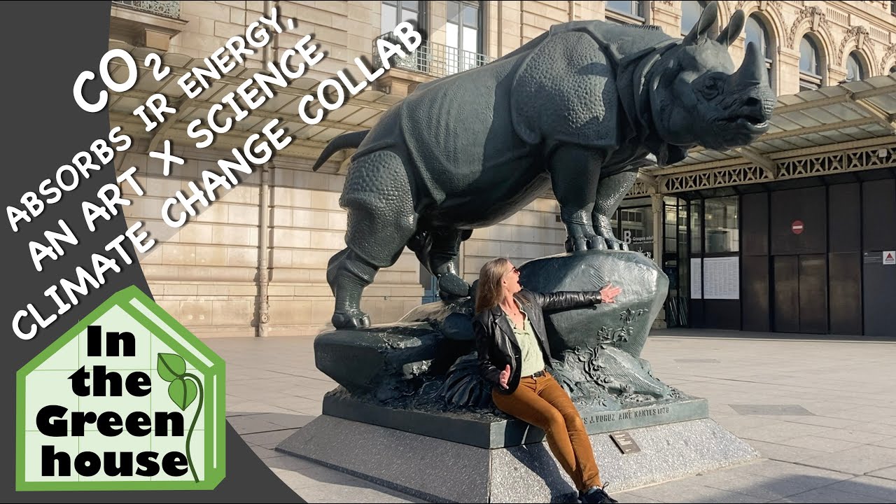 CO2 Absorbs IR Energy: An Art X Science Climate Change Collab (In the ...