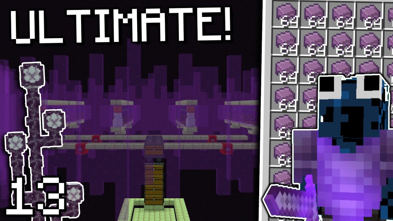Building The ULTIMATE Shulker Farm in Minecraft! Lets Play Ep. 13 - YouTube