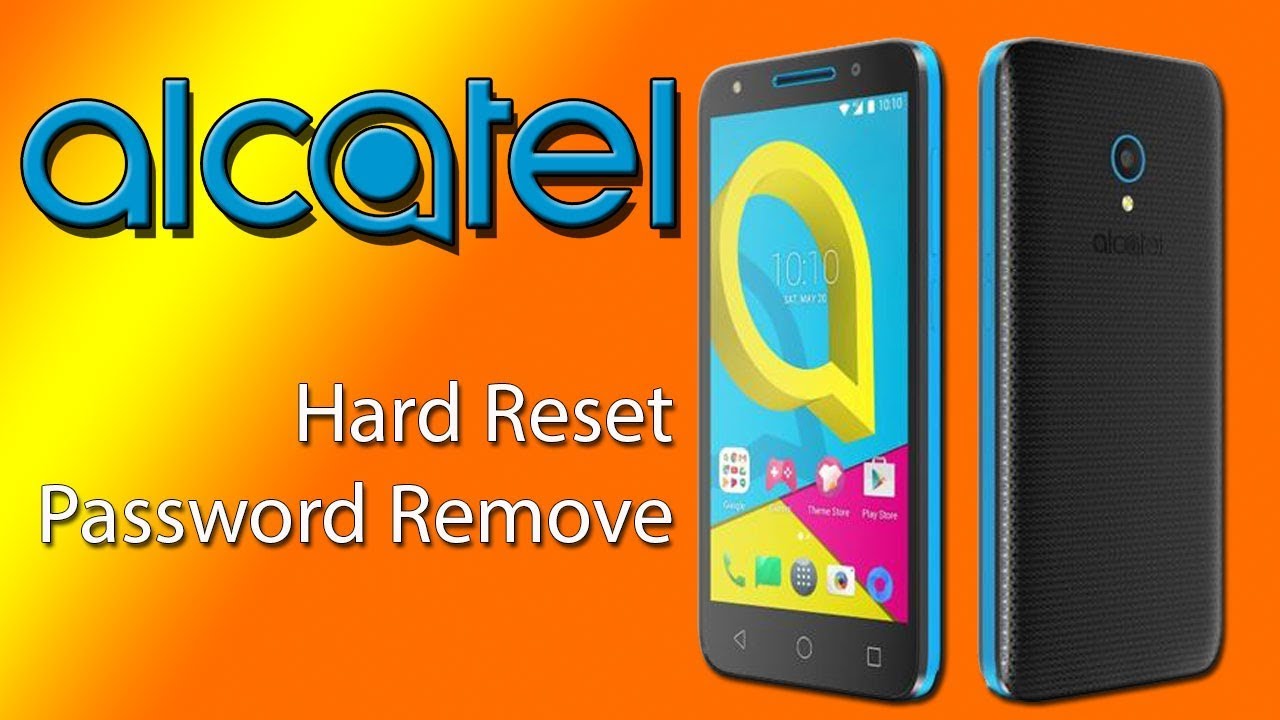 alcatel 4047D pin unlock pattern remove hard reset solution - YouTube