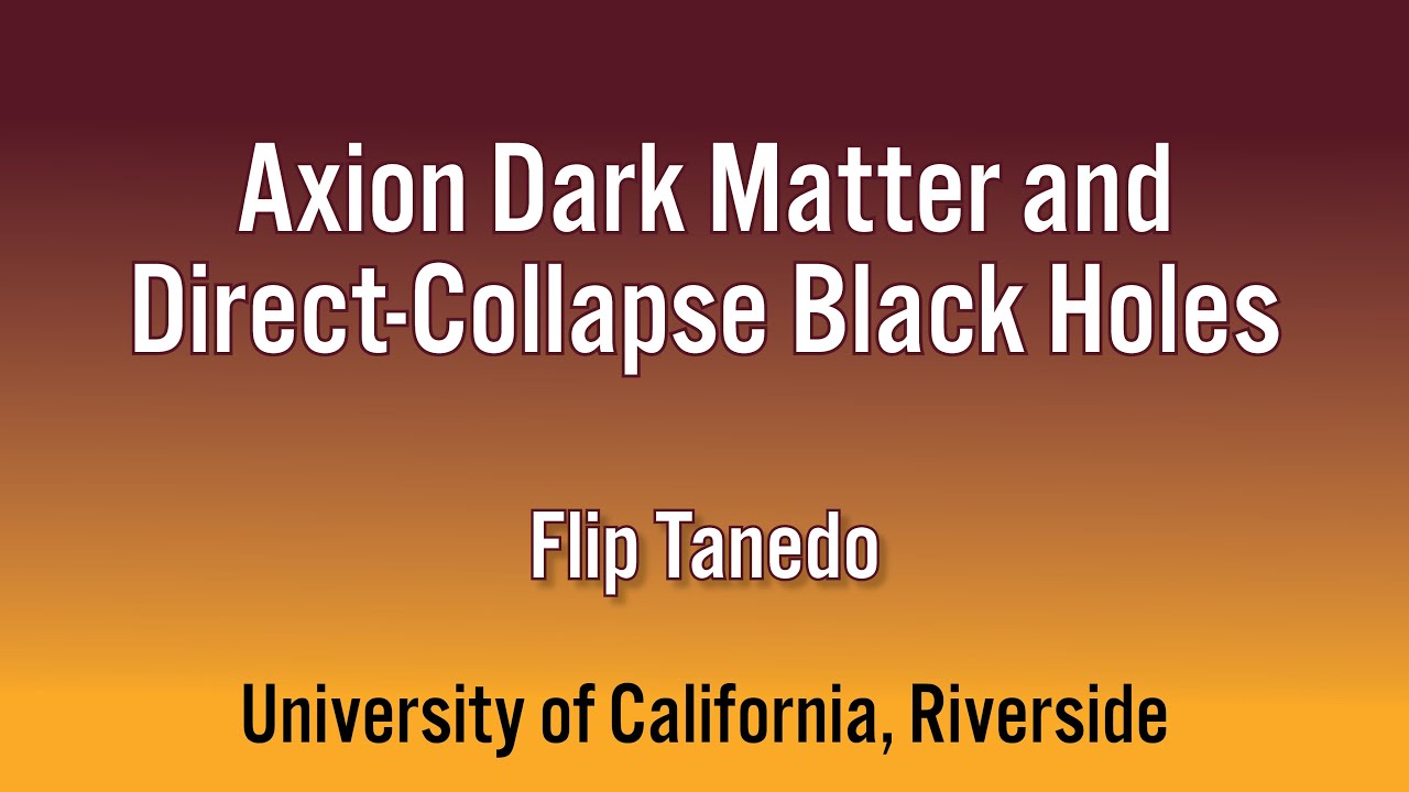 HE Seminar - 9/12/25 - Flip Tanedo - University of California ...
