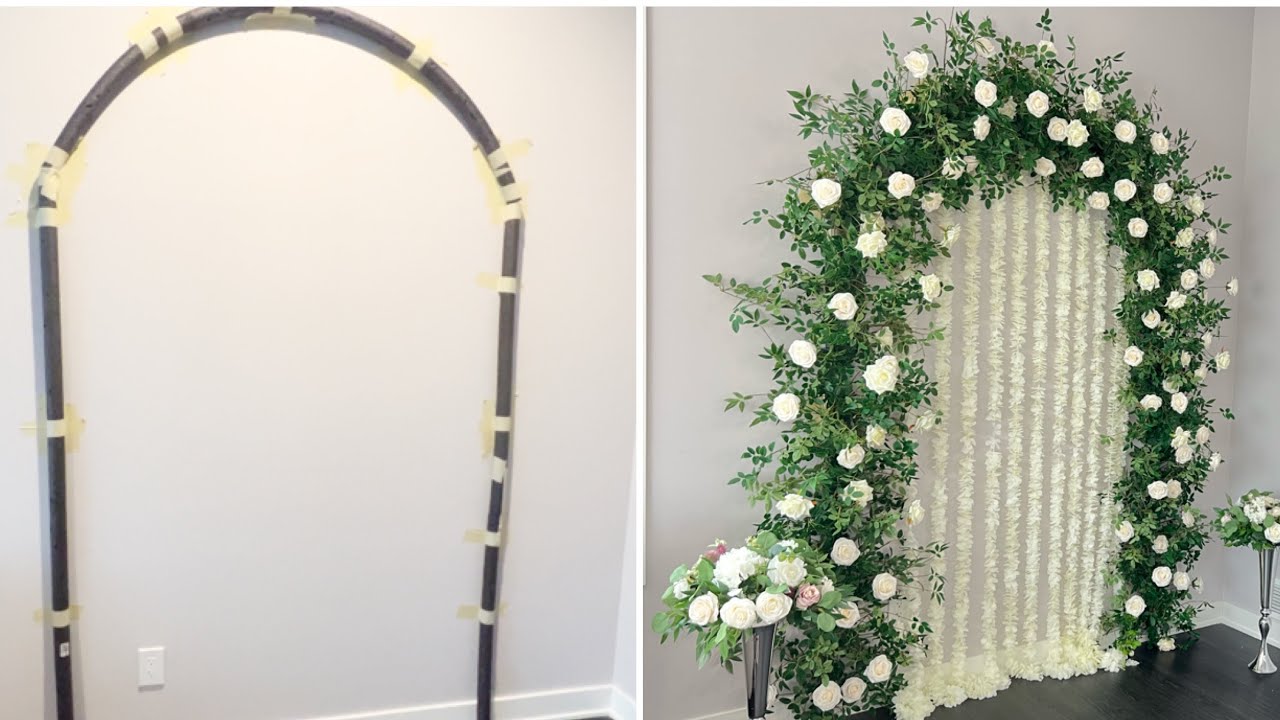 DIY- Creating backdrops on Walls part 2 - YouTube