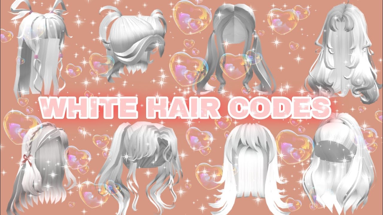 White Hair codes For Berry Avenue And Bloxburg #roblox - YouTube