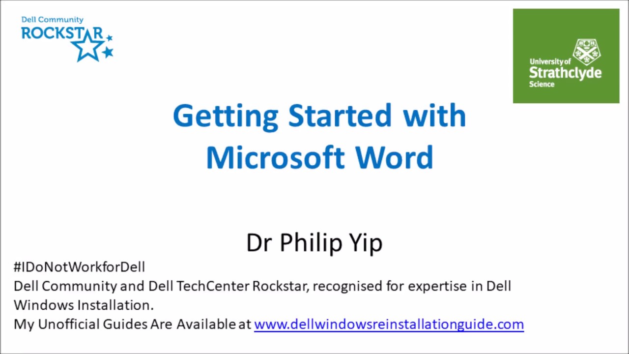 Getting Started with Microsoft Word - Document Structure and Word ...