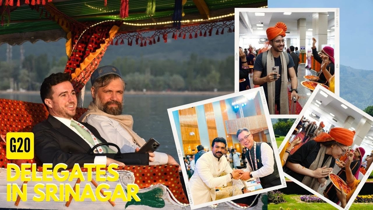 G20 Delegates Arrive In Srinagar | Kashmir Observer - YouTube