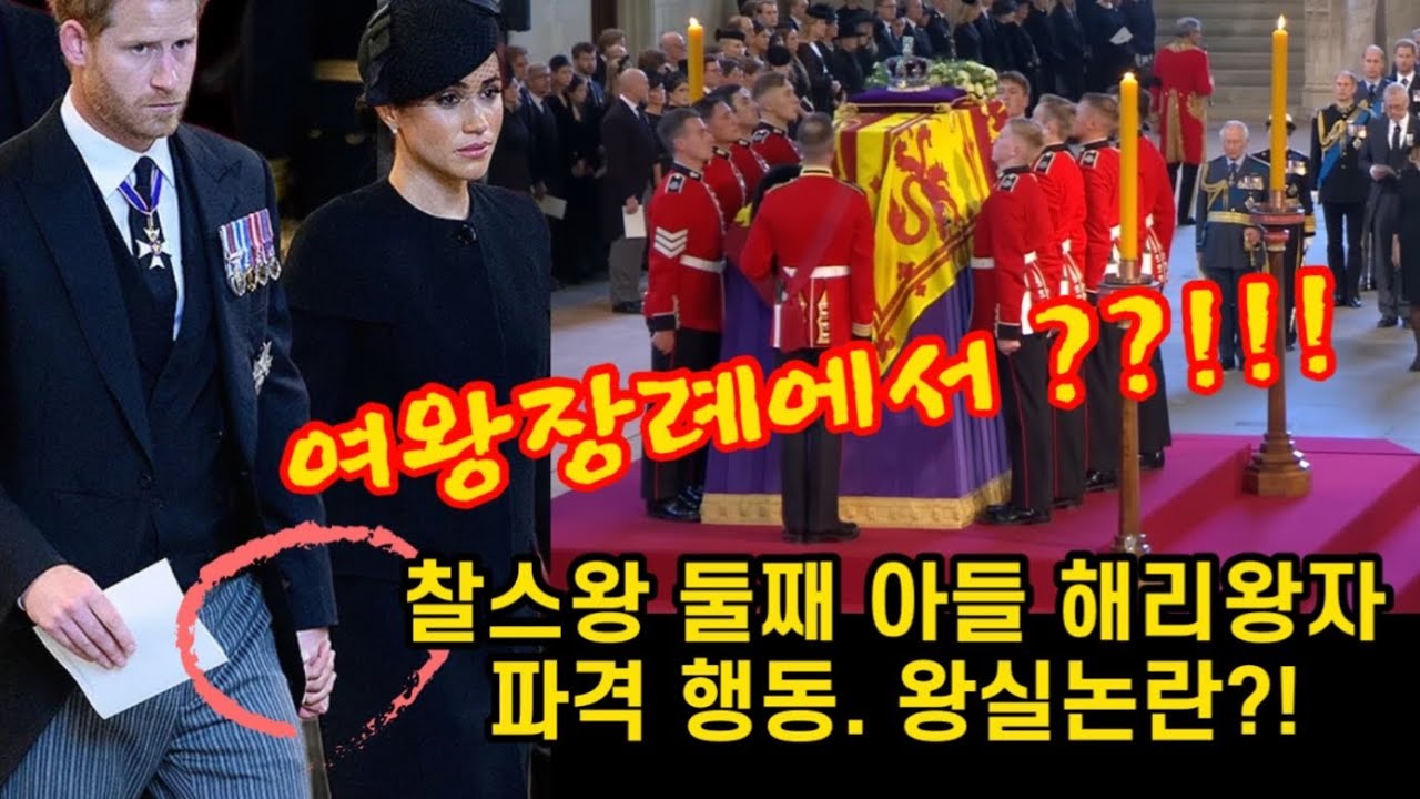 해리왕자의 파격적인 행동 왕실의전을 어긴 논란의 장면 Youtube