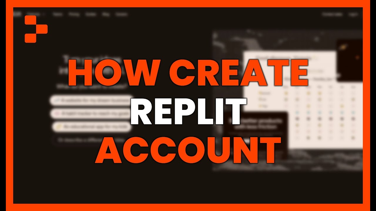 HOW TO CREATE a REPLIT ACCOUNT - BUILD APPS & WEBs - YouTube