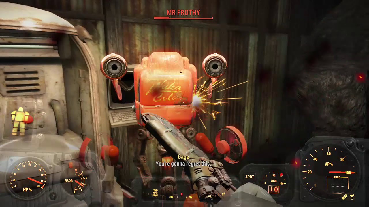 Fallout 4: Mr. Frothy, Are you okay?! - YouTube