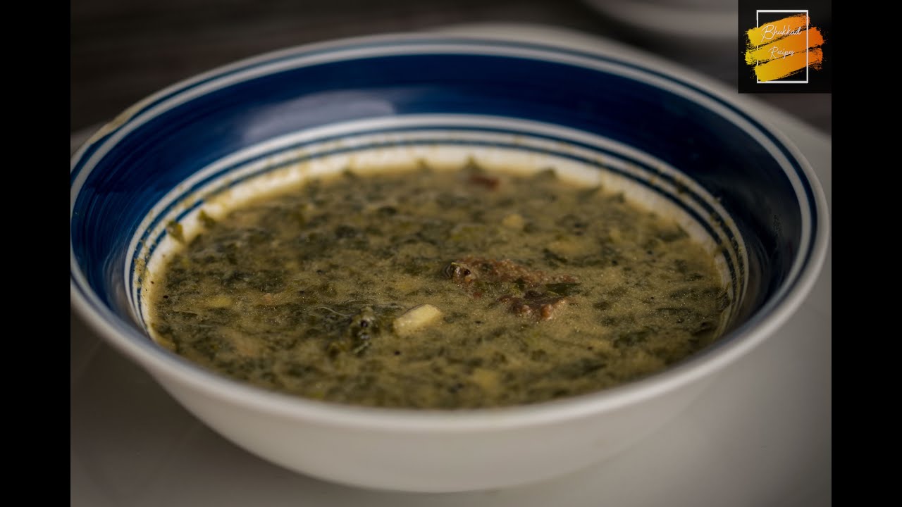 Goan Style Patal Tambdi Bhaji | Red Amaranth Leaves | Lal Saag Curry ...