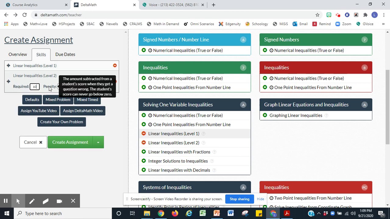 How to create DeltaMath Assignment - YouTube