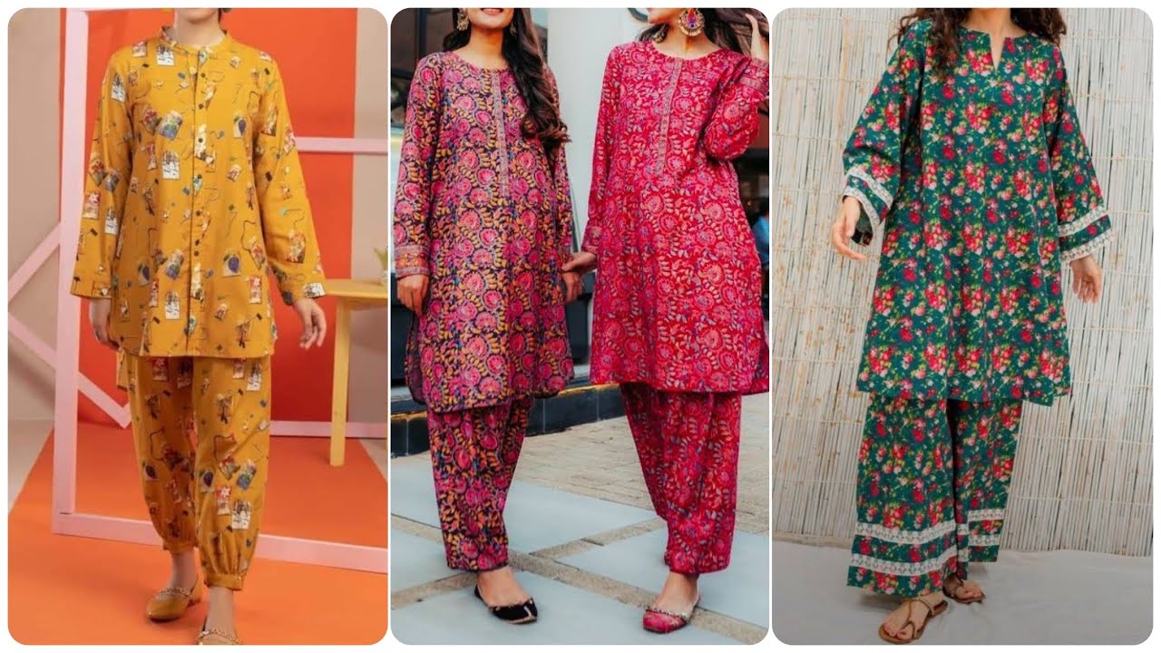 Same printed cotton kurti suits sets // সেম প্রিন্টের সুতির জামা ...