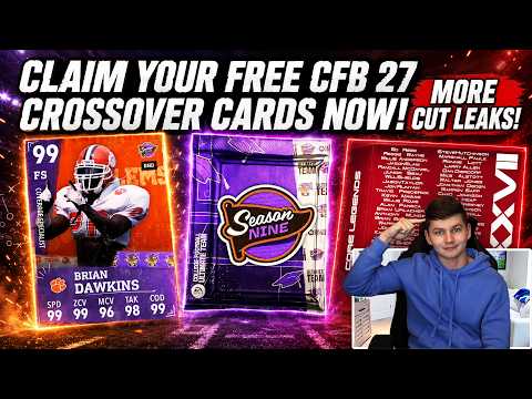 CLAIM YOUR FREE CFB 27 CROSSOVER CARDS NOW! MORE CUT 27 LEAKS!