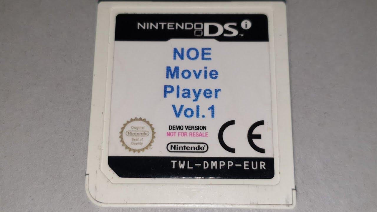 Nintendo DSi "NOE Movie Player Vol. 1" NFR (Not For Resale) Kiosk Demo ...