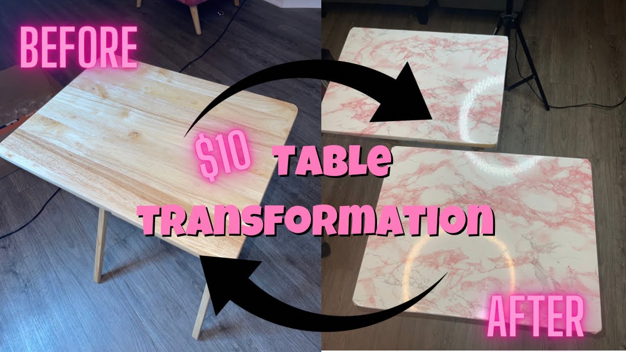 DIY MARBLE CONTACT PAPER TRANSFORMATION | Amazon | Peel & Stick Contact ...