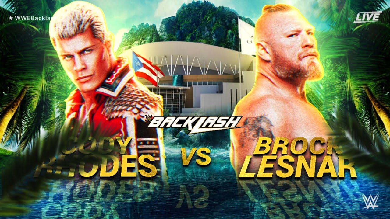 WWE Backlash 2023 Cody Rhodes vs Brock Lesnar | FULL MATCH CARD ...