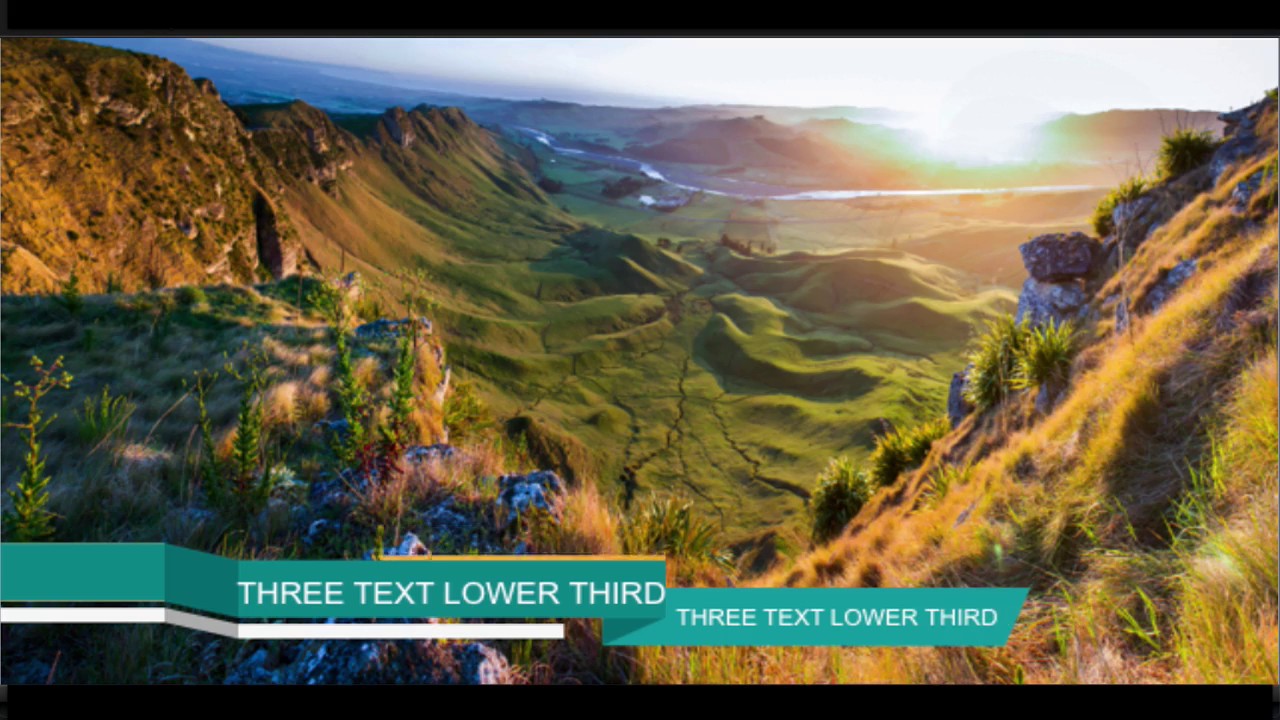 VIDEO TEMPLATES - DONE FOR YOU ONE - Lower 3rds - YouTube