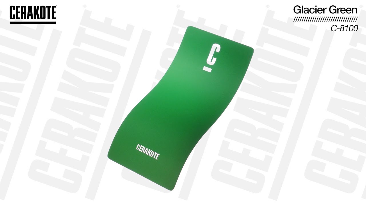Cerakote Glacier Green C-8100 - YouTube