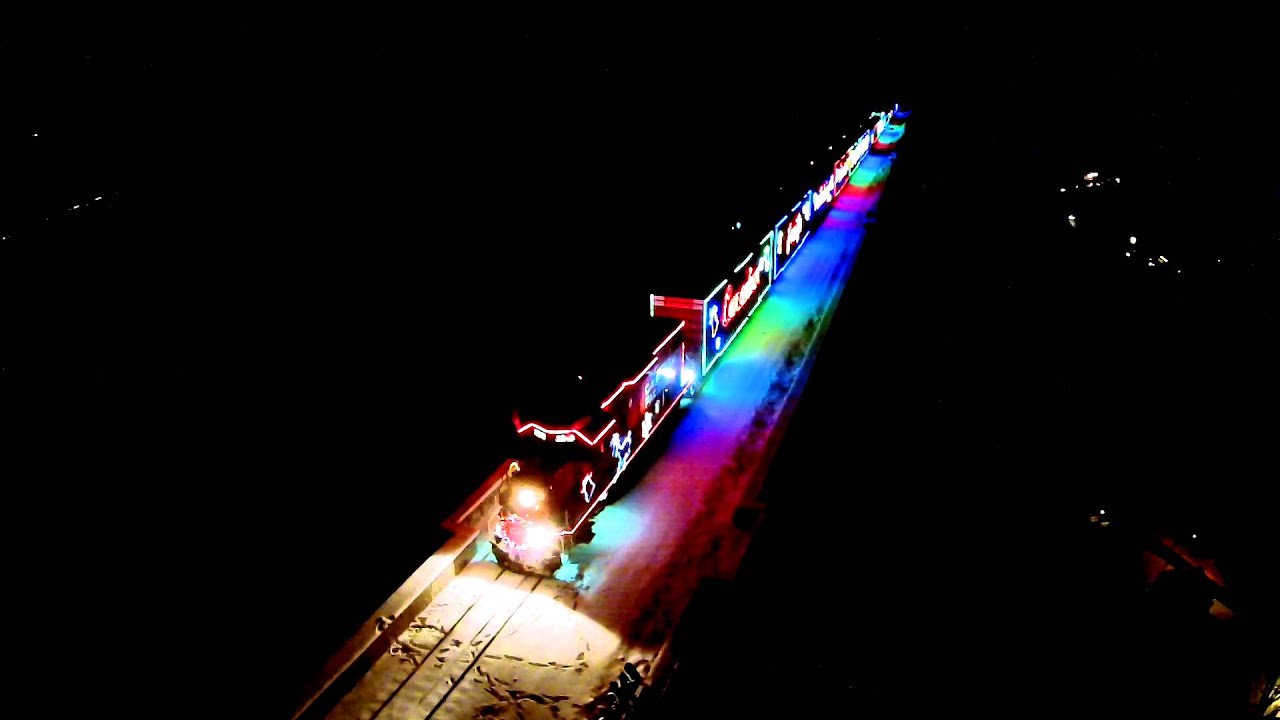 Canadian Pacific Holiday Train on the Nicholson Bridge - YouTube