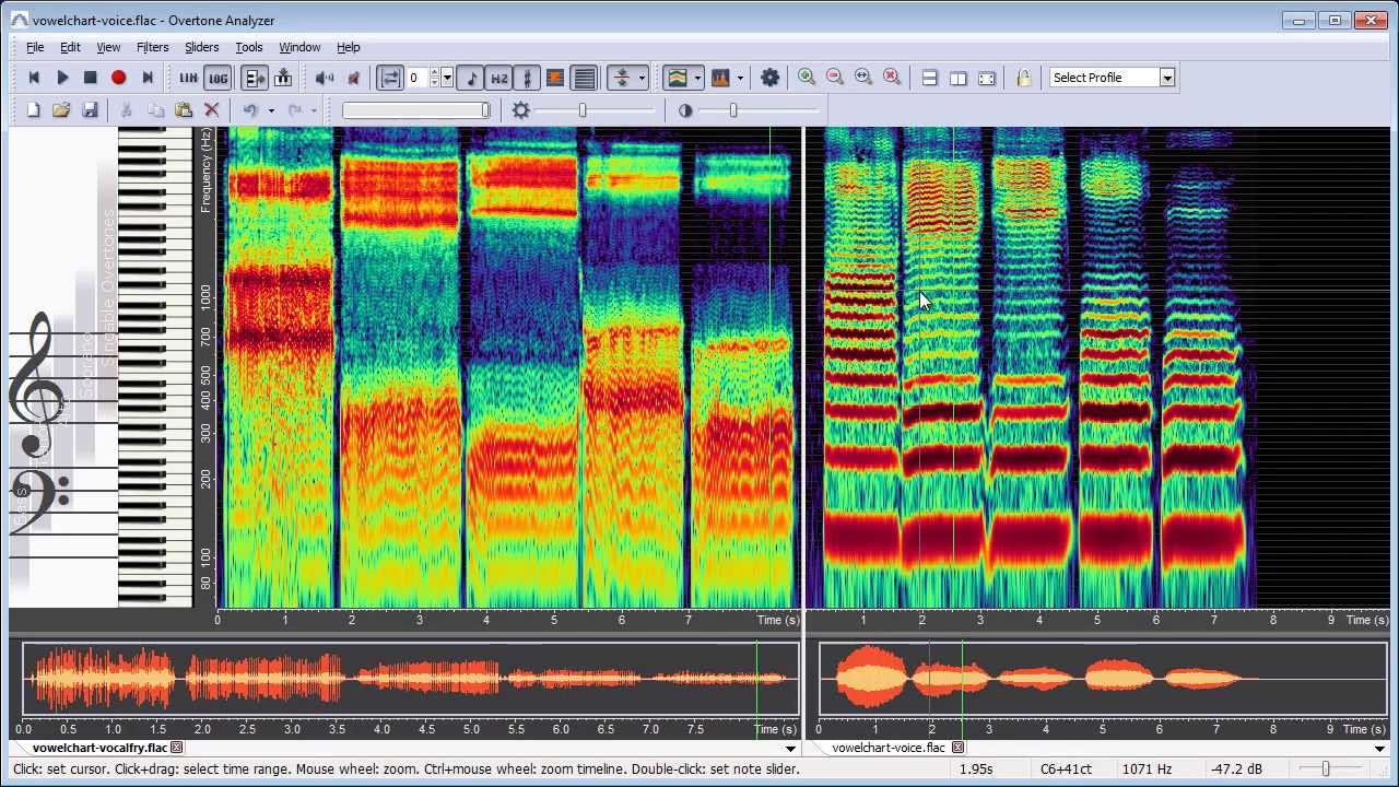 Comparing sounds with Overtone Analyzer (Part 1) - YouTube