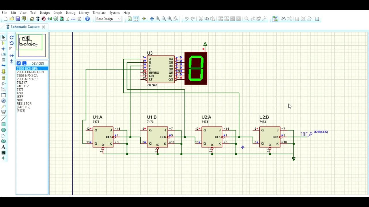 Contador de 4 bits utilizando flip flop j-k - YouTube