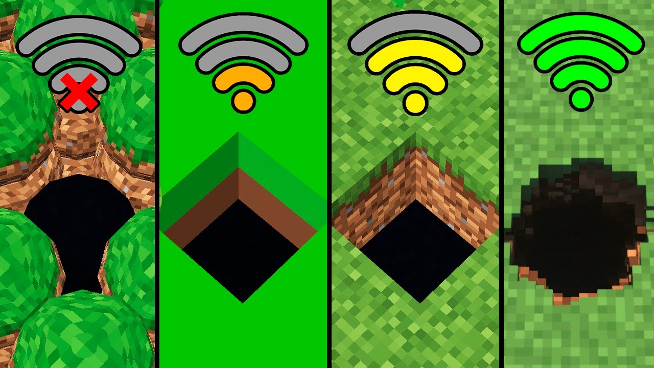 minecraft with different Wi-Fi compilation - YouTube