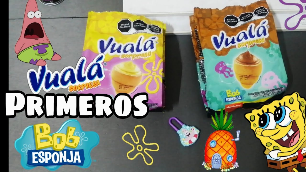 Los primeros Vualá de Bob esponja llaveros de Patricio y calamardo ...