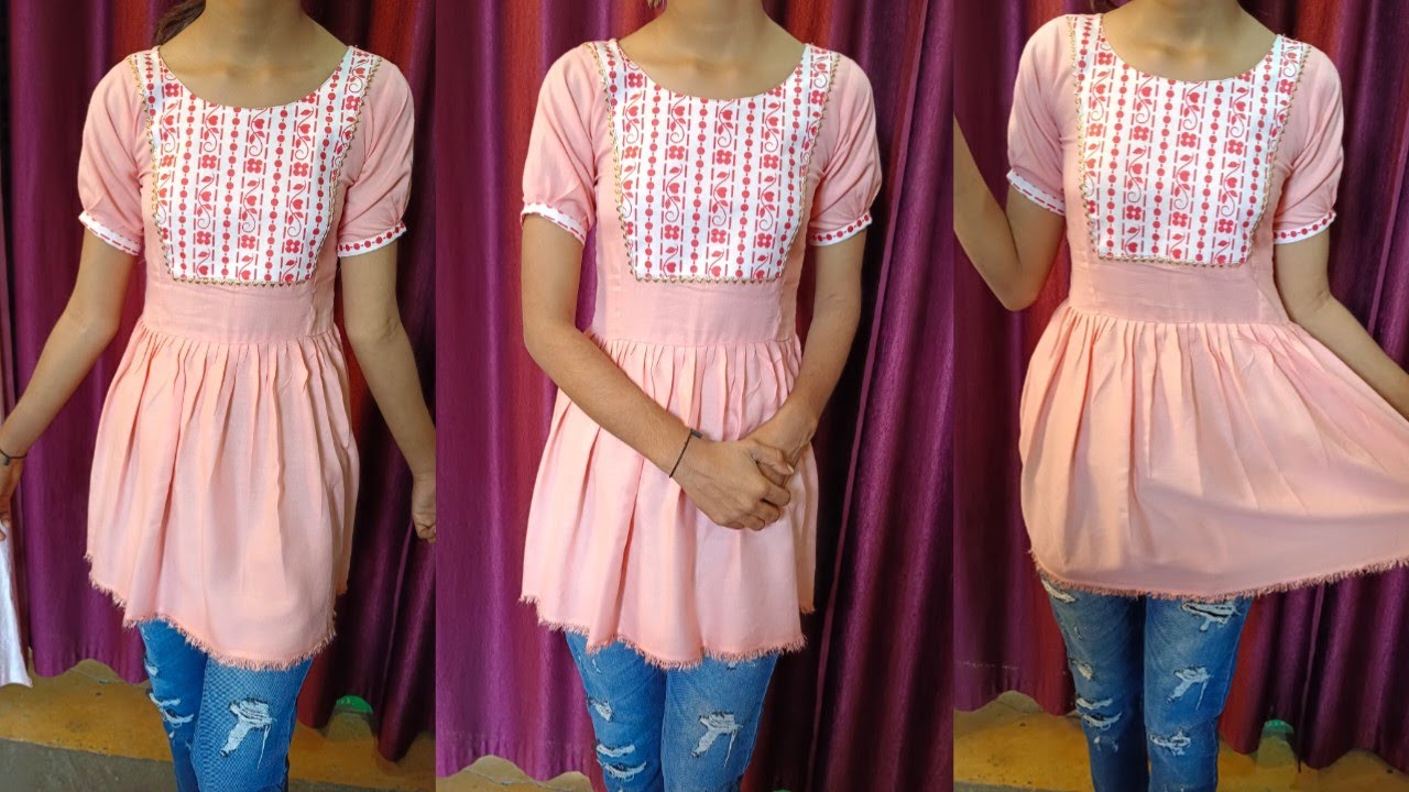 Designer New Patchwork Top For Girls Cutting And Stiching // Patchwork ...