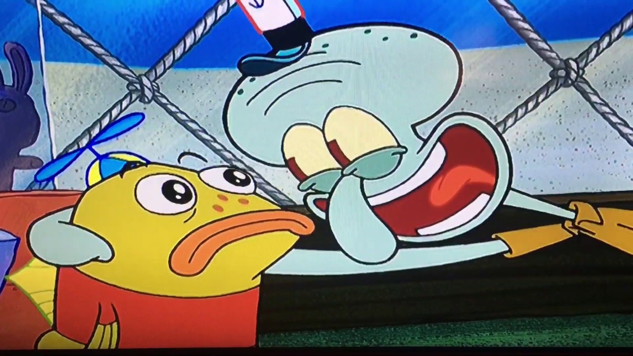 Squidward brags about winning (Spongebob) - YouTube
