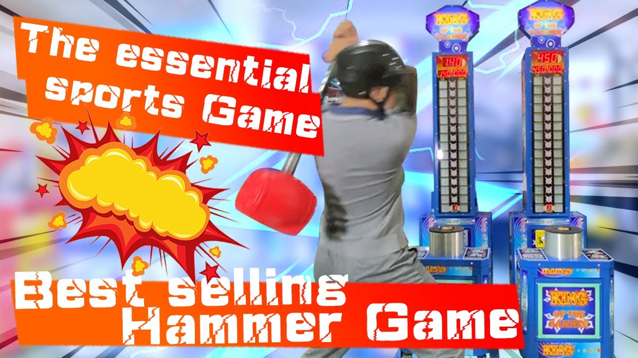 Best 1-2 Players Coin Operated Arcade Hammer Machine-King Of The Hammer ...