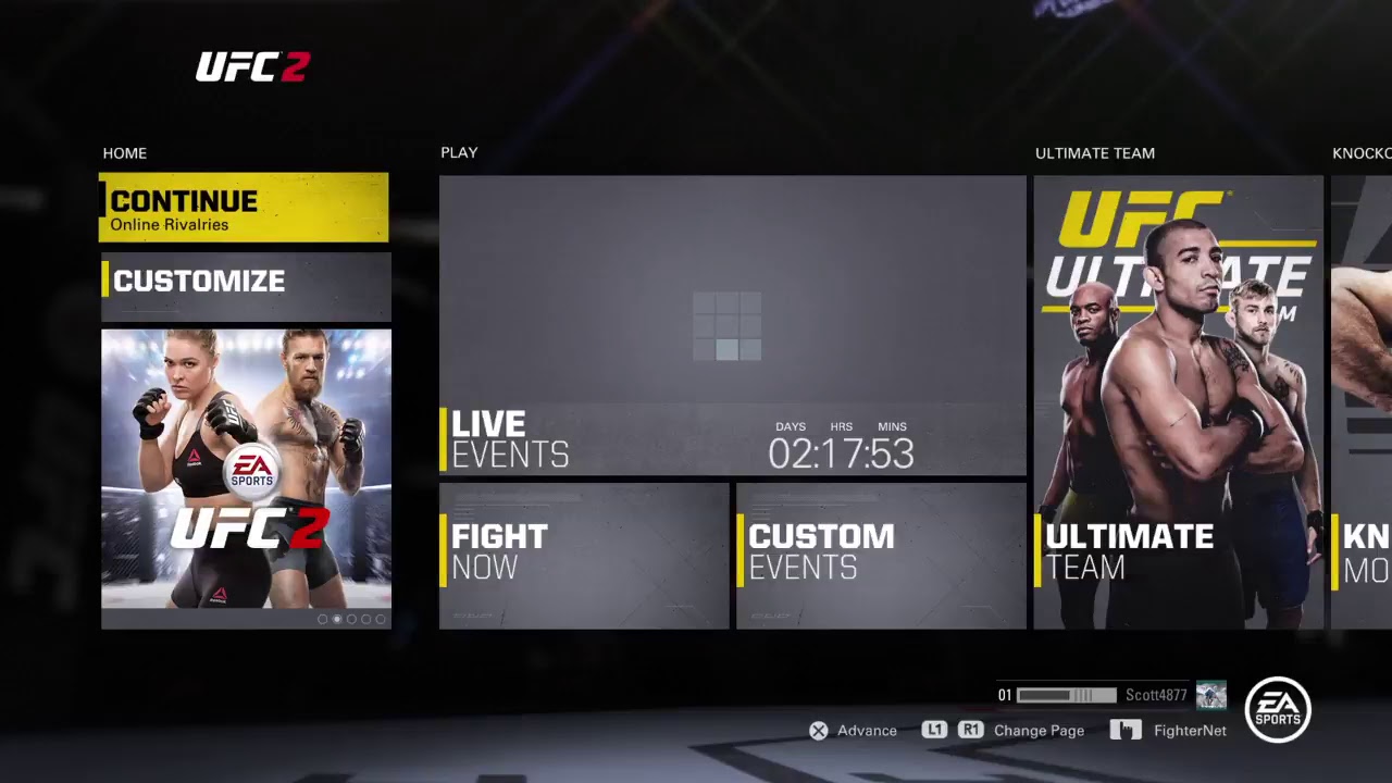 Some ufc 2 gameplay - YouTube