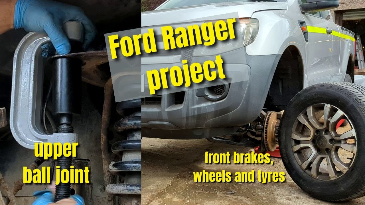 Ford Ranger, new upper front ball joint, disks and pads, drop links and ...
