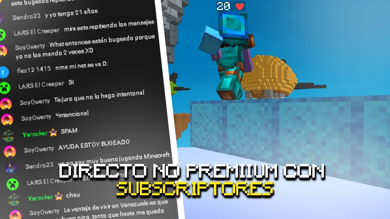 🔴 EN DIRECTO JUGANDO MINECRAFT CON SUBS UNETE! AL DIRECTO! SI TE ...