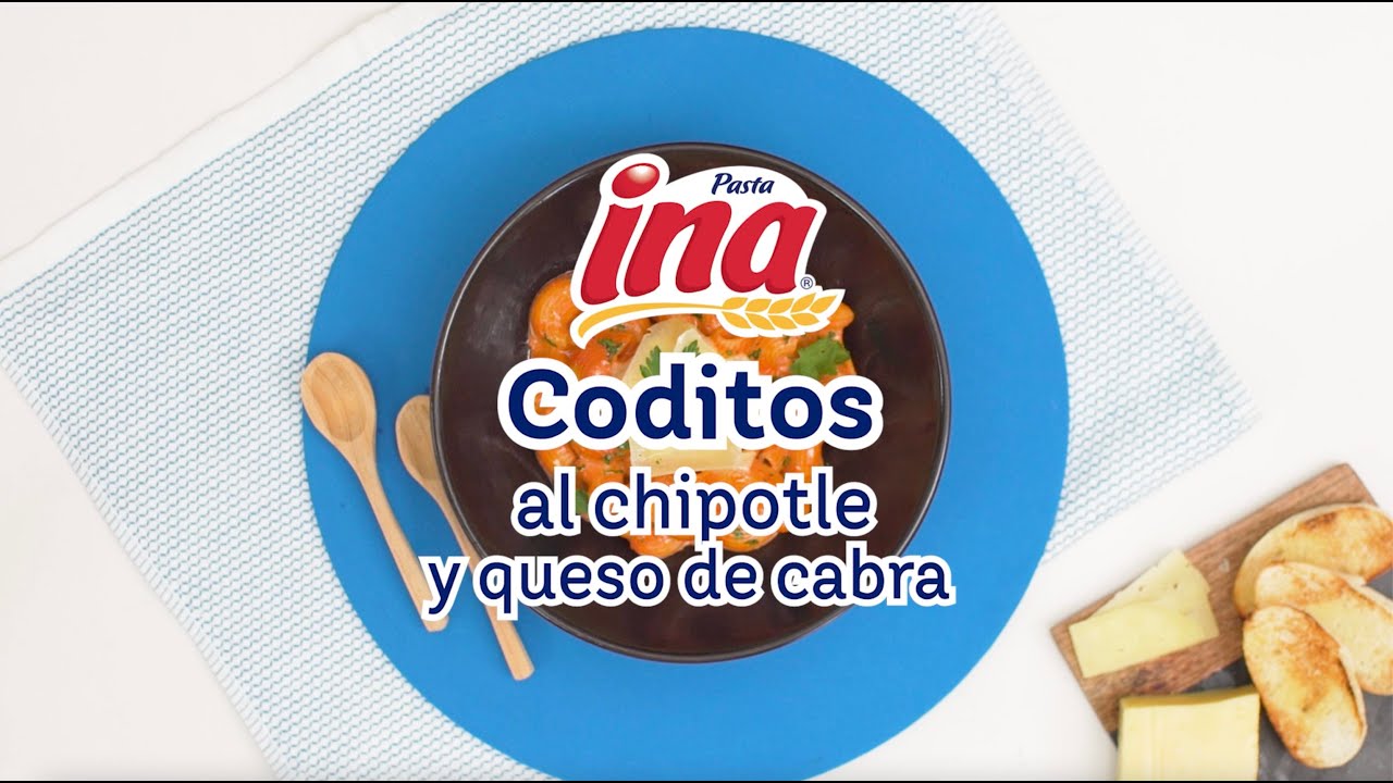 Coditos al chipotle y queso de cabra - YouTube