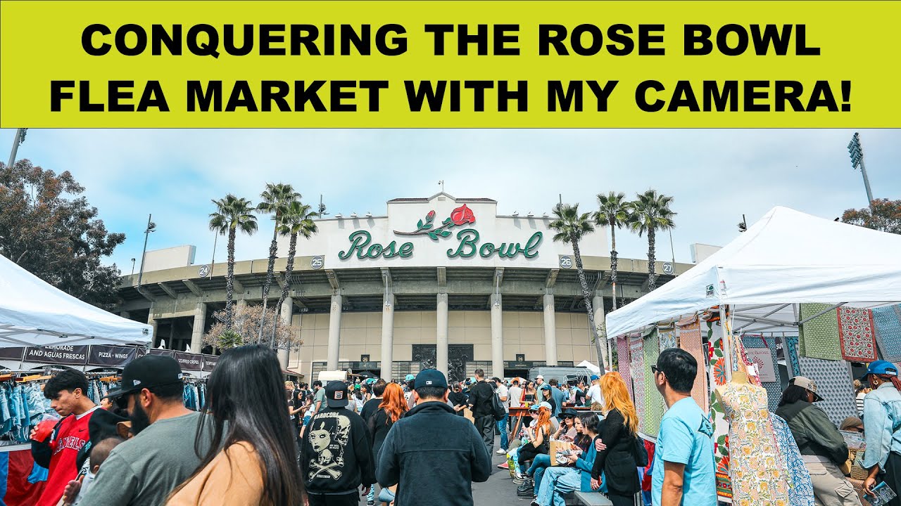 Photographing The Eclectic Rose Bowl Flea Market - YouTube