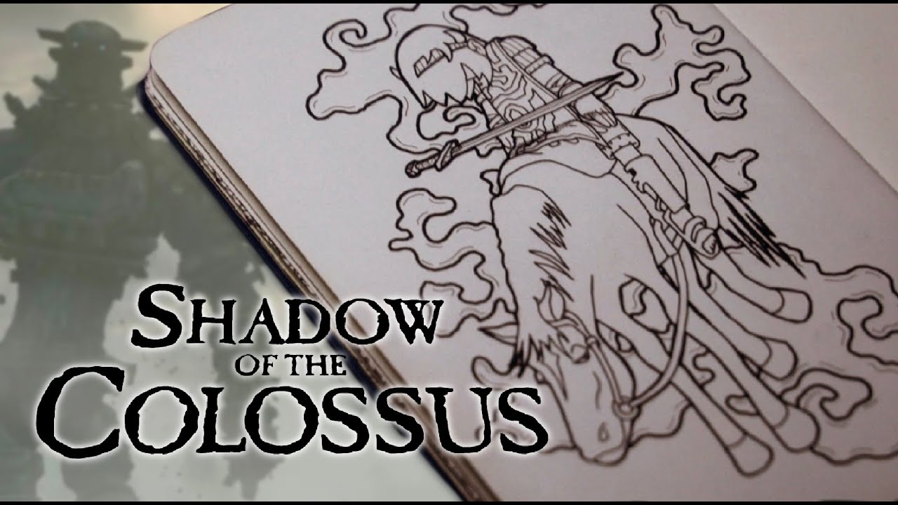 Drawing Shadow of the Colossus - YouTube
