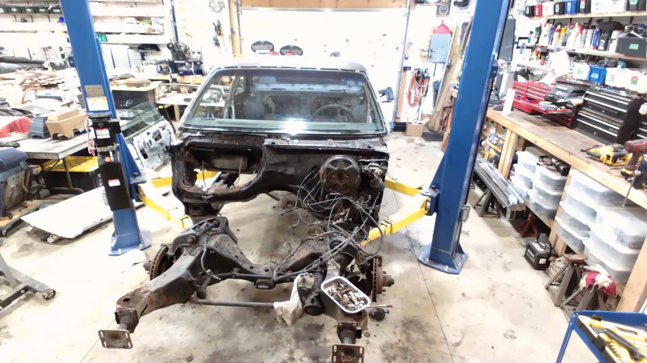 Stripping cars down to The frame - YouTube