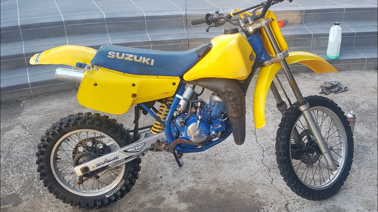 SUZUKI RM80 1986 - YouTube