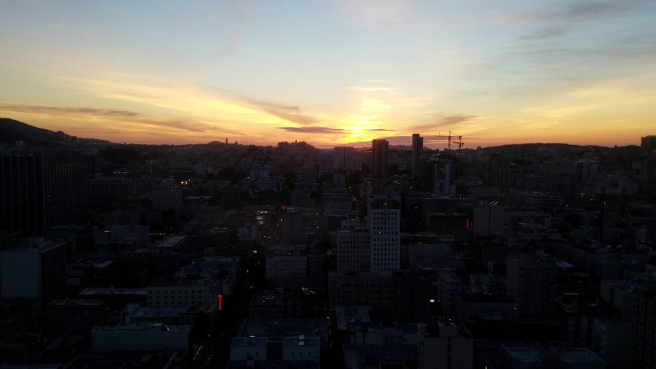 San Francisco sunset - time lapse - YouTube