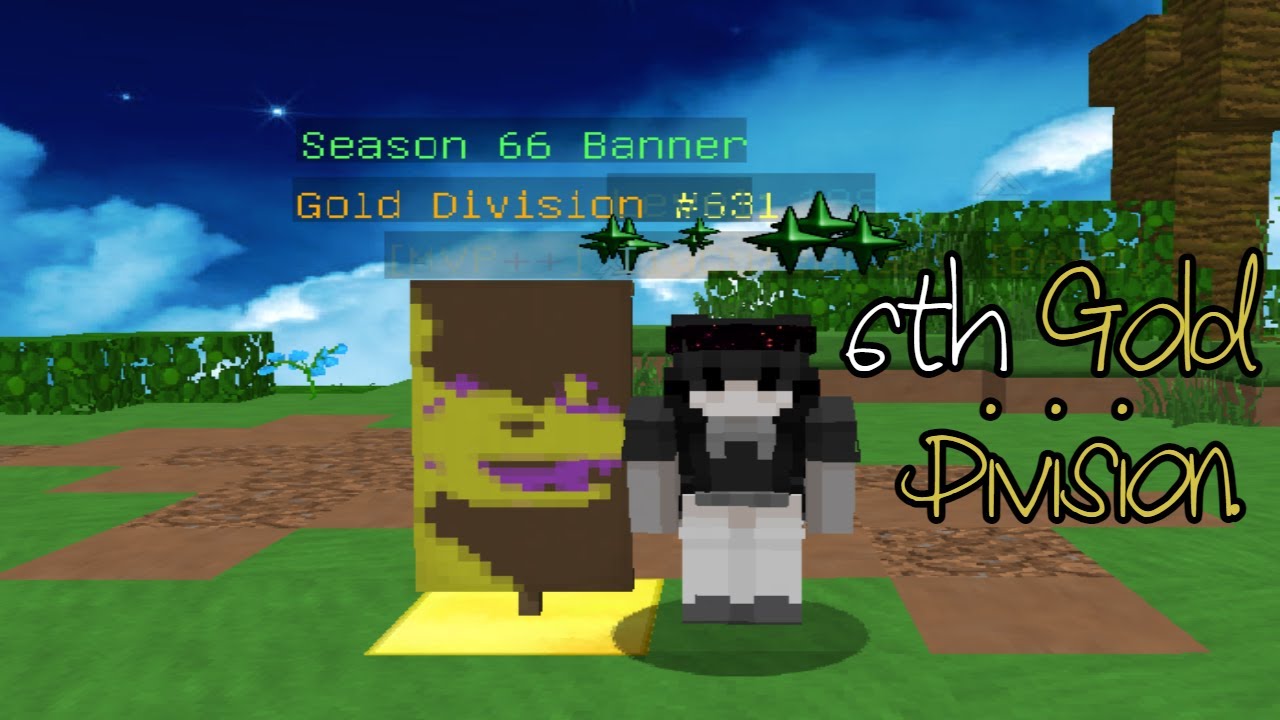 My 6th Gold Division. [Ranked Skywars HighLight] - YouTube