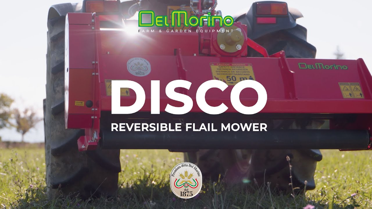🇬🇧 | Reversible flail mower DISCO | Del Morino - YouTube