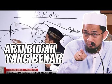 Inilah Arti Bid'ah yang Benar Menurut Istilah Agama - Ustadz Adi Hidayat LC MA