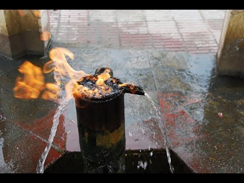 AZERBAIJAN - YANAR BULAG FIRE SPRING