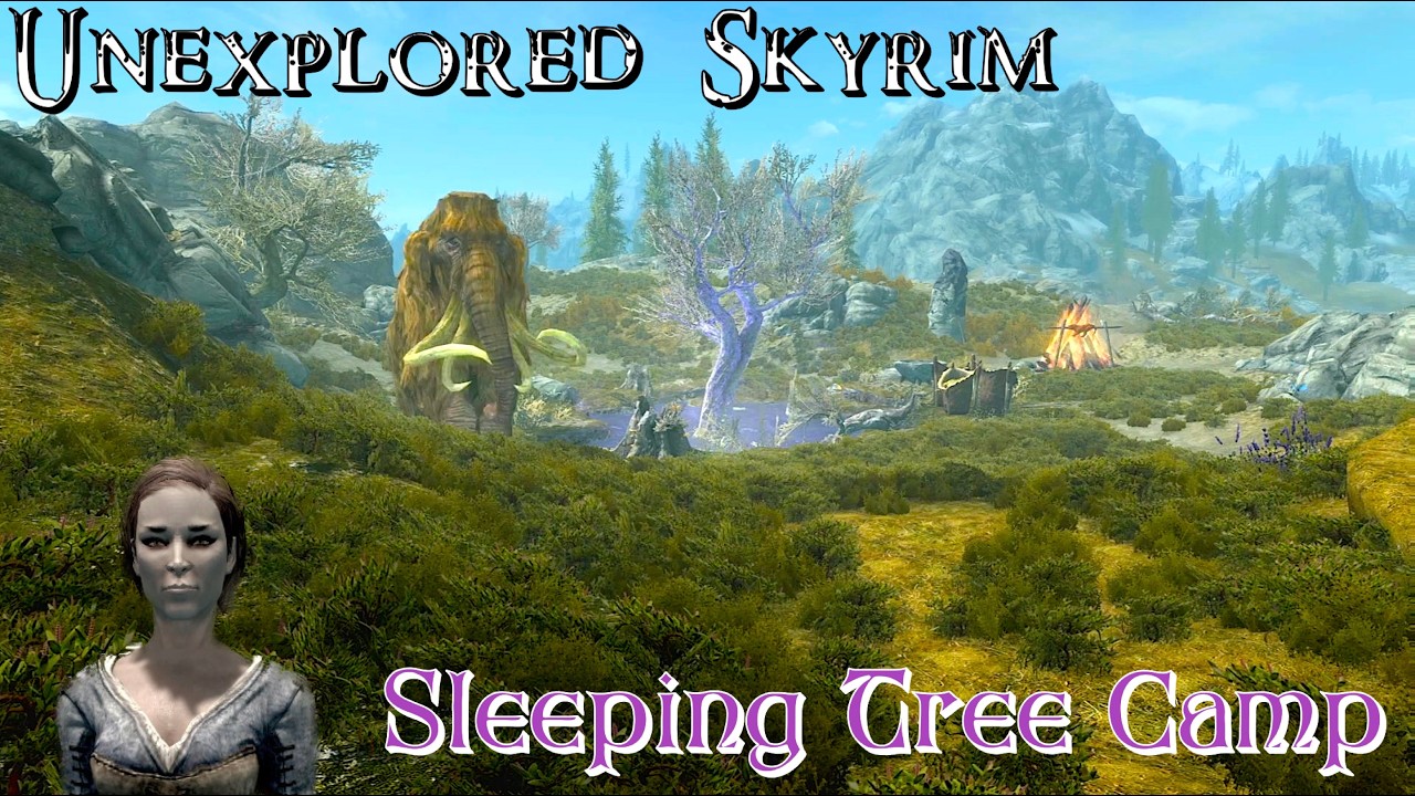 Unexplored Skyrim: Sleeping Tree Camp - YouTube