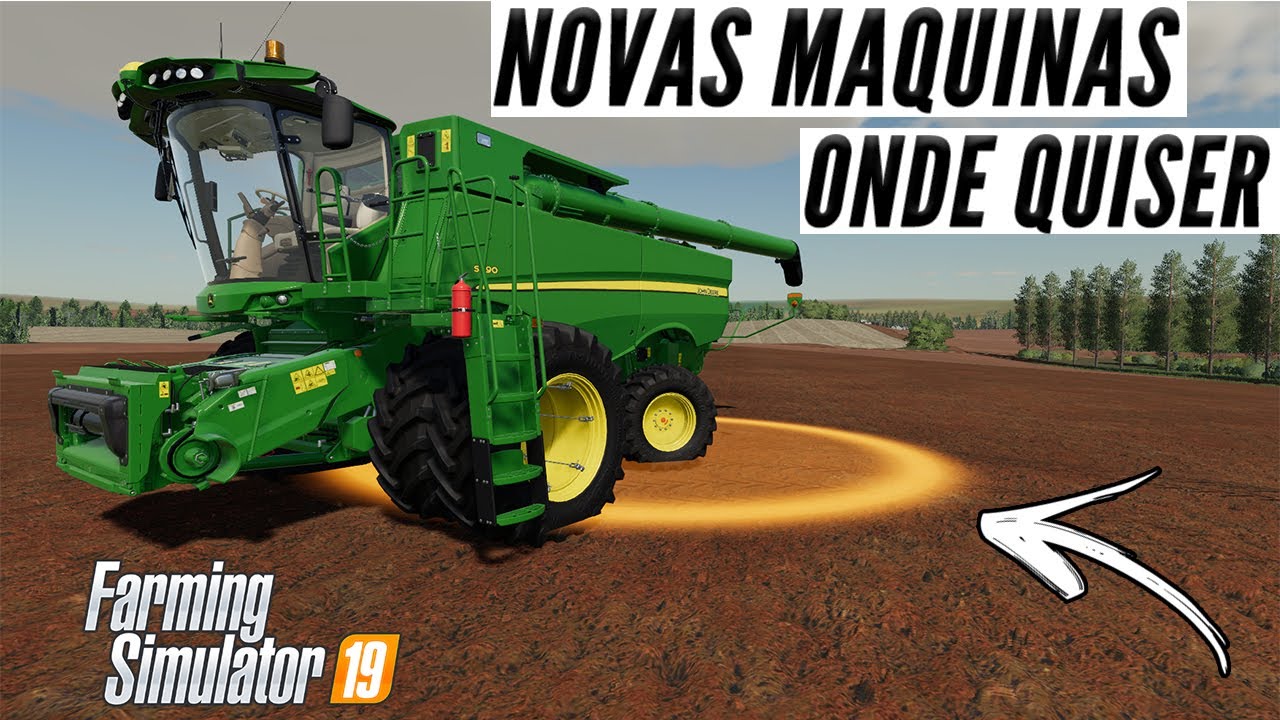 FS19 - NOVAS MÁQUINAS EM QUALQUER LUGAR DO MAPA. STORE DELIVERIES ...